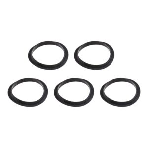 create idea 5pcs sink plug o-ring spare sealing gaskets for metal basin plugs and pop up bath sink basin plug inner diameter 31.5mm outer diameter 38mm silica gel black