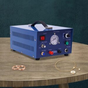 TBVECHI Spot Welding Machine for Jewelry, 800W 110V Gold Silver Adjustable Argon Pulse Spot Welder Equipment 0.5-80A