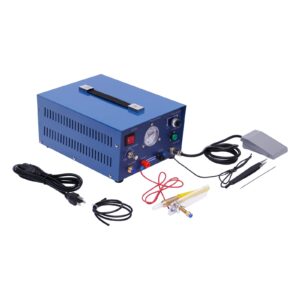 TBVECHI Spot Welding Machine for Jewelry, 800W 110V Gold Silver Adjustable Argon Pulse Spot Welder Equipment 0.5-80A