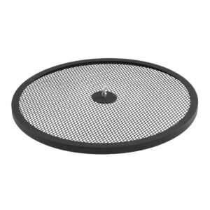 Blue Sky Outdoor Living Round Flat Spark Screen and Screen Lift for Ridge Portable Fire Pit, Black