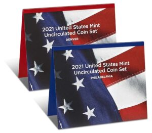 2021 p, d u.s. mint uncirculated 14 coin mint set with coa uncirculated