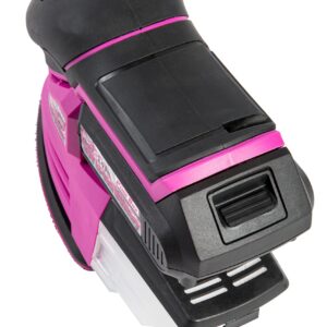 The Original Pink Box 20-Volt Li-ion Brushless Cordless Detail Sander with 2Ah Battery, Pink