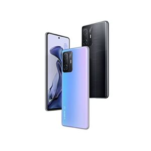 Xiaomi 11T 5G + 4G Volte (256GB, 8GB) 6.67” 108MP Triple Camera, NFC Dual SIM (Not Compatible Verizon Sprint Boost Metro Cricket) GSM Unlocked Global (w/Fast Car Charger Bundle) (Meteorite Gray)