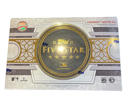 2021 Topps Five Star MLB Baseball box (2 cards/bx)