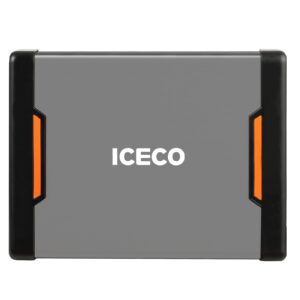 ICECO 69600mAh Portable Power Station, 250Wh Outdoor Mobile Backup Lithium Battery, 2 DC/4 USB Ports & Battery Level Display for Trip, Camping, Hunting Emergency (Only Suitable GO20 Series)