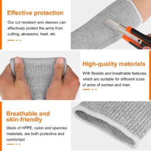 SATINIOR 5 Pairs Cut Burn Resistant Sleeves Arm Protection Sleeves Forearm Arm Protectors Thin Skin Bruising Arm Guards(Multicolored)