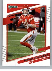 patrick mahomes ii 2021 donruss #116 nm+-mt+ kansas city chiefs football