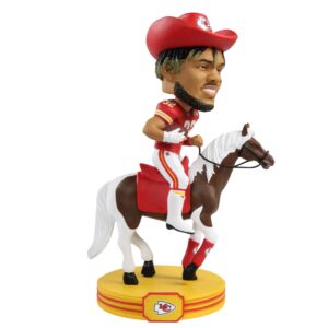 tyrann mathieu kansas city chiefs riding bobblehead nfl