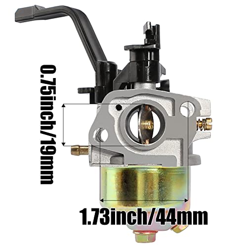 LIYYDS Carburetor Kit Compatible with Cummins Onan HomeSite Power De-Walt DG2900 DG3000 2000 2200 2400 2900 3000 3500 Watt DPD3800 DPE3800 6.5HP 5.5HP 163CC 196CC Pressure Gas Generator