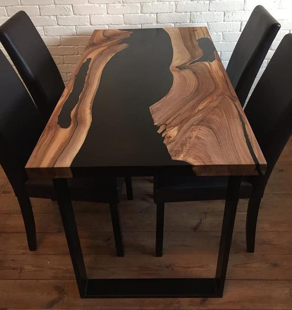 Handmade Epoxy Table, Live Edge Wooden Table, Epoxy Resin River Table, Natural Wood,Dining table, Natural Epoxy Table, Resin Table