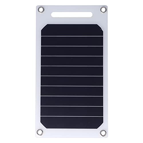 Talany Solar Panel, High Conversion Efficiency Solar Panel Charger 10W 5V Lightweight Good Waterproof with Buckles for Airplanes for Cars for Satellites