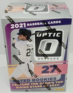 2021 panini donruss optic baseball cards blaster box