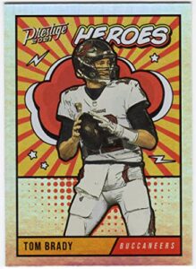 tom brady 2021 panini prestige heroes insert card tampa bay buccaneers