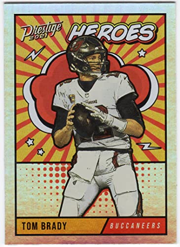 Tom Brady 2021 Panini Prestige Heroes insert Card Tampa Bay Buccaneers