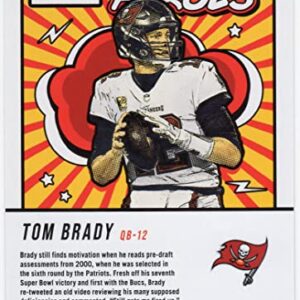 Tom Brady 2021 Panini Prestige Heroes insert Card Tampa Bay Buccaneers