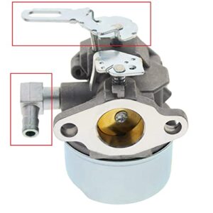 Carburetor Carb Replaces For 21" 24" 26" Craftsman 31AS615E099 247.886640 31AS6DTF799 247.883700 C950-52474-6 247-886640 247886640 247883700 Snow Blower Thrower With Tecumseh 4Hp - 5.5Hp Engine