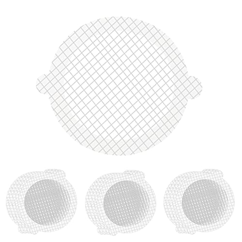 25 Pack Disposable Shower Drain Hair Catcher Floor Sink Strainer Filter Mesh Stickers Shower Drain Dog Hair Catcher Cover for Kitchen Bathroom