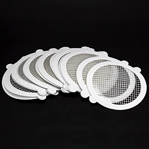 25 Pack Disposable Shower Drain Hair Catcher Floor Sink Strainer Filter Mesh Stickers Shower Drain Dog Hair Catcher Cover for Kitchen Bathroom