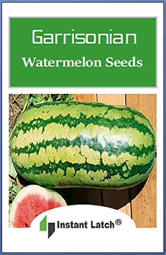 25 Garrisonian Watermelon Seeds | Non-GMO | Heirloom | Instant Latch Fresh Garden Seeds