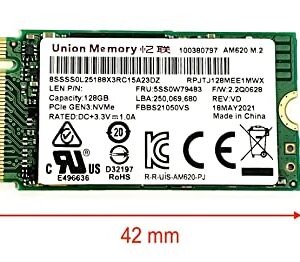 OEM Union Memory 128GB M.2 PCI-e NVME SSD Internal Solid State Drive 42mm 2242 Form Factor M Key