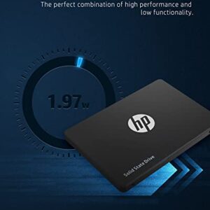 HP S650 480GB 2.5 Inch SATA III PC SSD Internal Solid State Hard Drive - 6 Gb/s, 3D NAND, Up to 560 MB/s for Laptop and Desktop Updating - 345M9AA#ABA