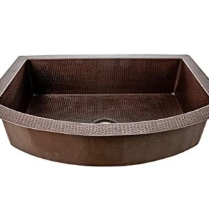 Copper Round Front Kitchen Sink