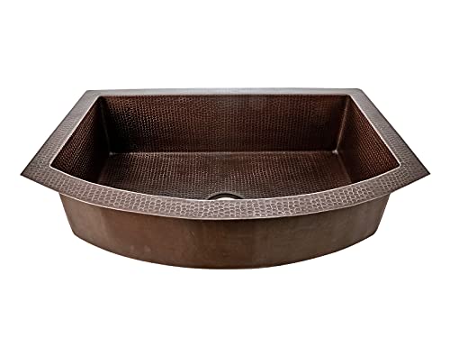 Copper Round Front Kitchen Sink