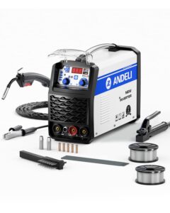 andeli welding machine 3 in 1,110v/220v flux core welder,mig lift tig mma gasless mig welder,stick arc portable welder machine