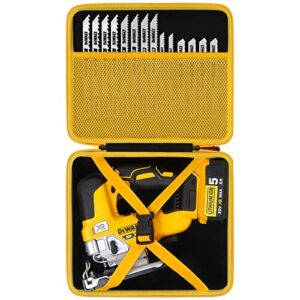 khanka hard storage case replacement for dewalt 20v max xr jig saw dcs334b / dcs335b, case only