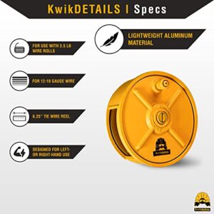 KwikSafety - Charlotte, NC - TIKO Aluminum Tie Wire Reel, Ironworker Lighweight Rebar Tie reel Tool with Belt Loop holder