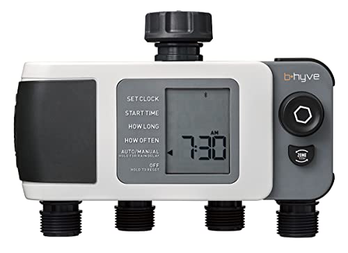 Orbit 24639 B-hyve XD 4-Port Smart Hose Watering Timer with Wi-Fi Hub