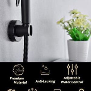 Handheld Bidet Sprayer for Toilet Kit (Black) - 4-Mode Shattaf Bidet Sprayer with Bidet Hose, Adjustable Water Pressure Cloth Diaper Sprayer,Toilet Bidet Attachment Sprayer for Personal Hygiene