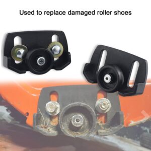 2-Pack 490-241-0038 Snow Blower Rolling Skid Shoes Compatible with MTD Two Stage Snow Blower, Fits Machines with 2-3/4" and 3" Bolt Centers. Includes 4 Washers & Sets of 4 Bolts and Nuts