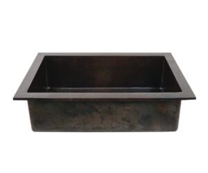 copper kitchen sink hight tab