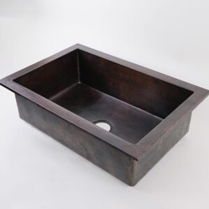 Copper Kitchen Sink Hight Tab