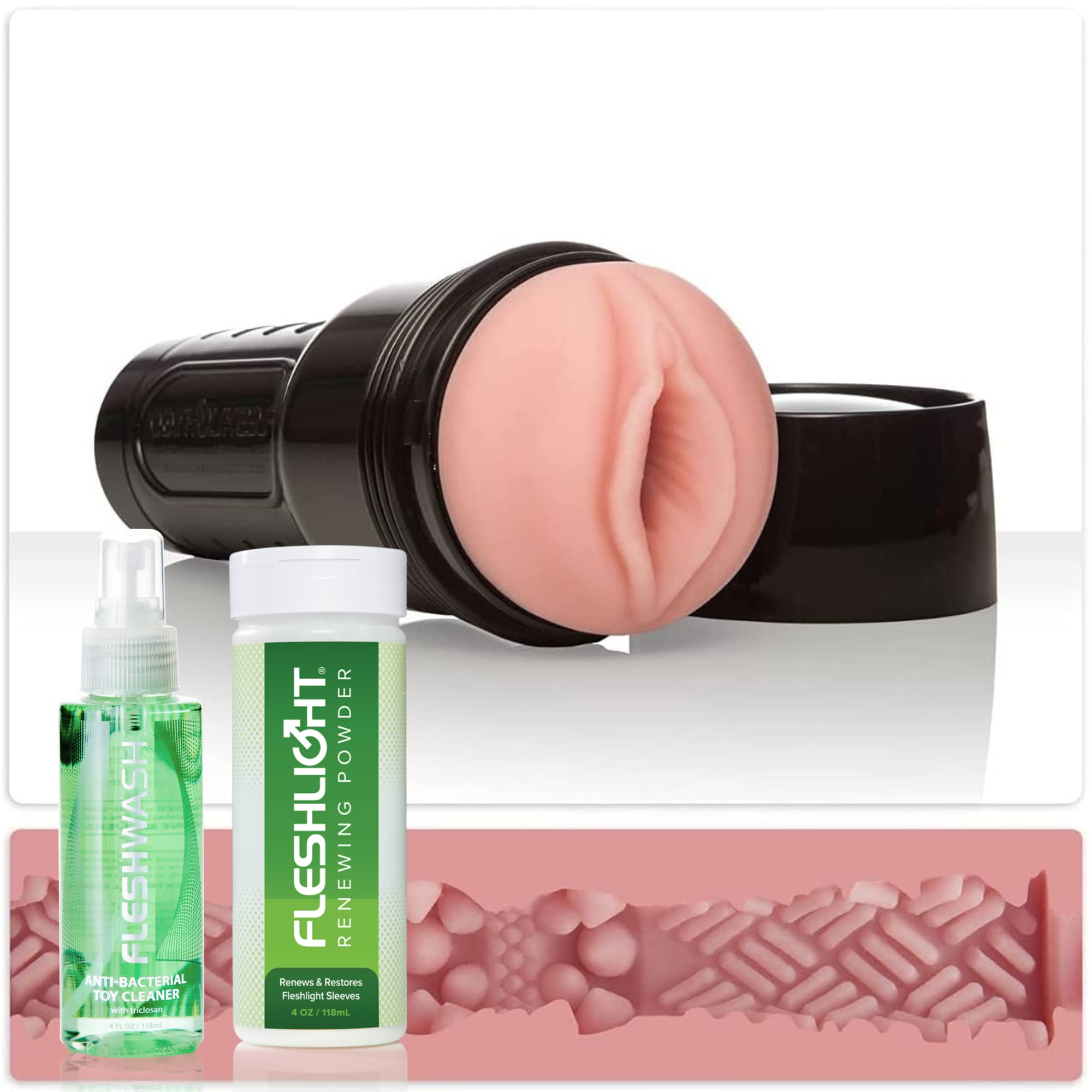 Fleshlight Go Surge Bundles | Includes Travel Sized Go Surge and a Care Pack