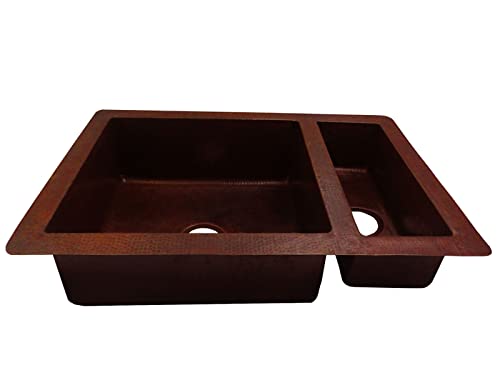 Copper Kitchen Sink 75/25