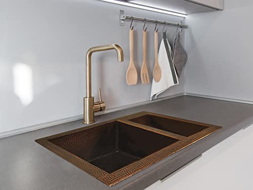 Copper Kitchen Sink 75/25