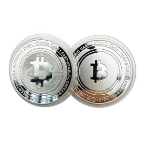 Bitcoin and bitcoin cash gold and silver crypto 4 coin deal, including a keychain for your favorite,Gold, Silver,One Size Fits All