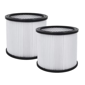 replacement cartridge filter for shopvac 90304, 90350, 90333,903-04-00, 9030400,5 gallon up wet/dry vacuum cleaners，2 pack.