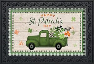 briarwood lane st pat's pickup st patricks day door mat - 30" x 18" - st patricks day door mat outdoor - st patricks door mat door mat inserts st patricks day outdoor mat