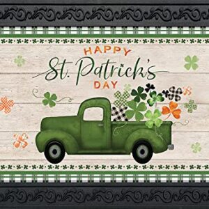 Briarwood Lane St Pat's Pickup St Patricks Day Door Mat - 30" x 18" - St Patricks Day Door Mat Outdoor - St Patricks Door Mat Door Mat Inserts St Patricks Day Outdoor Mat