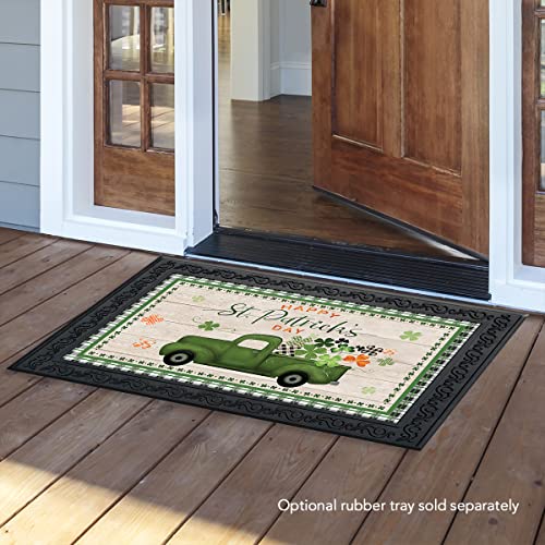 Briarwood Lane St Pat's Pickup St Patricks Day Door Mat - 30" x 18" - St Patricks Day Door Mat Outdoor - St Patricks Door Mat Door Mat Inserts St Patricks Day Outdoor Mat