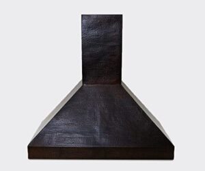 copper range hood wall mount contemporary