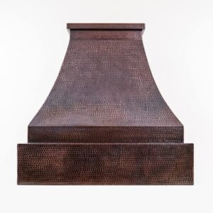 Copper Range Hood Wall Mount Pyramid