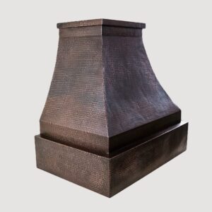 Copper Range Hood Wall Mount Pyramid