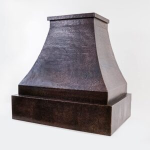 Copper Range Hood Wall Mount Pyramid