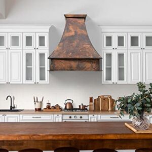 Copper Range Hood Wall Mount Vintage