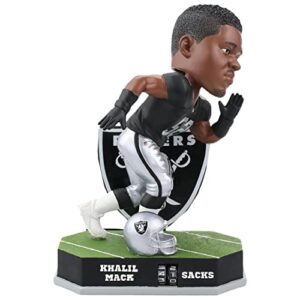 khalil mack oakland raiders fantasy football sacks tracker bobblehead nfl