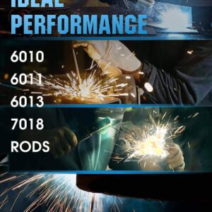 Wrdlosy 250Amp Welder, 10PCS Welding Rods Welding Gloves Welding Hammer, Small Portable Welding Machine, For Beginners Welder Machine, Stick Welder, 360°Large Area Heat Dissipation ARC Welder